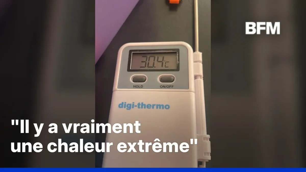 Canicule: les salles de classe se transforment en fournaise