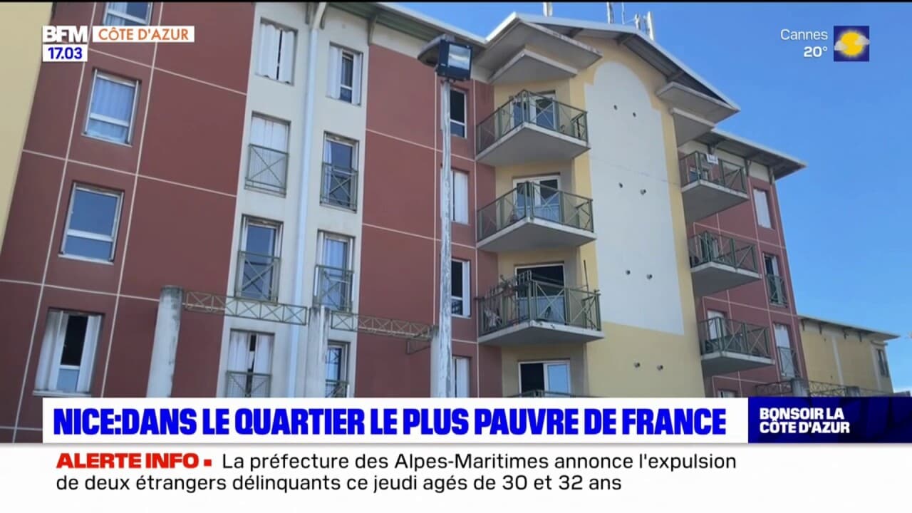 "La vie est chère": le quartier le plus pauvre de France se trouve à Nice