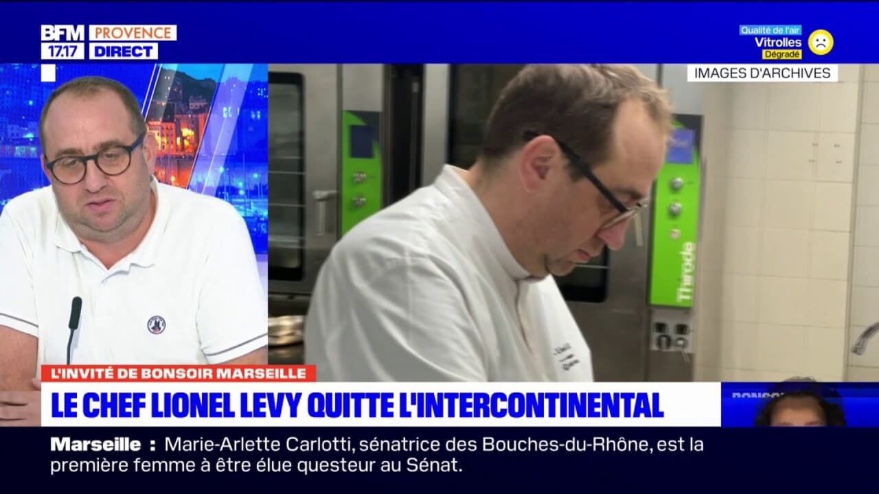 "Prendre du temps pour moi": le chef étoilé Lionel Levy explique ...