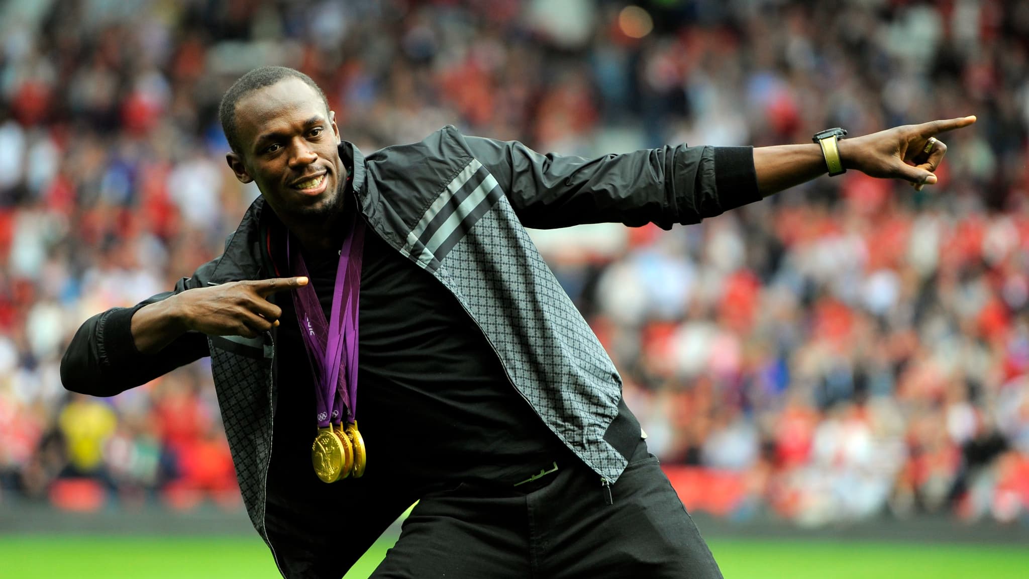 Usain Bolt Reveals Only Manchester United Player capable of Beating Him ...