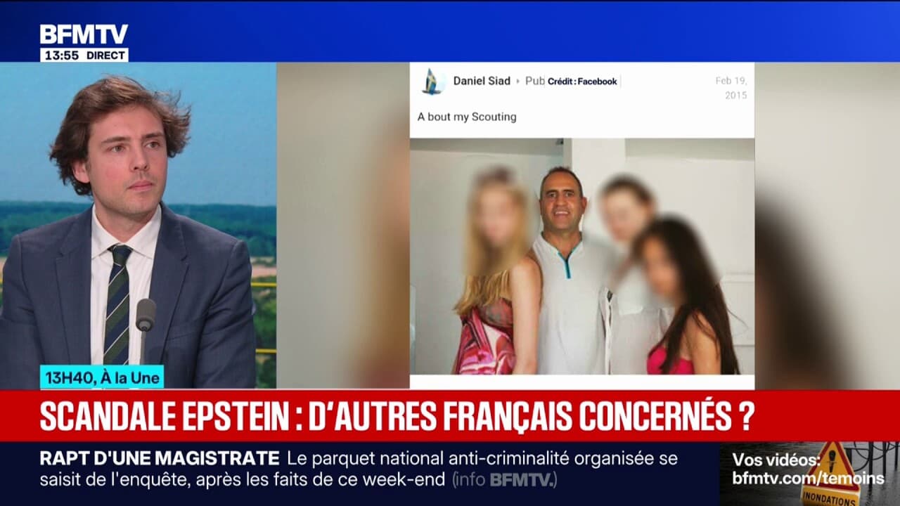 Affaire Epstein: "Depuis plusieurs jours on reçoit des témoignages de ...