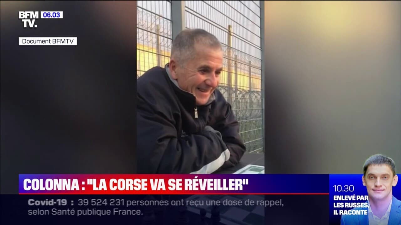 Les dernières images d'Yvan Colonna, deux mois avant son agression à la ...
