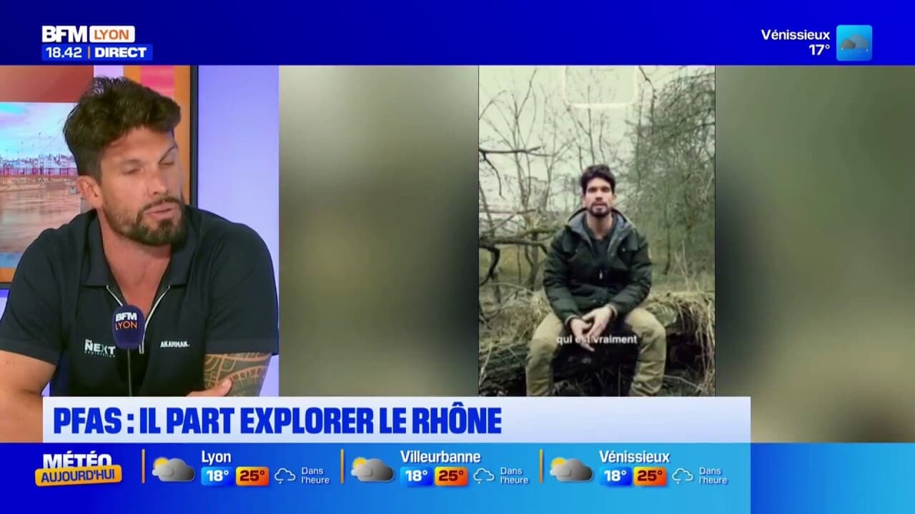 Rémi Camus part explorer le Rhône pour cartographier les PFAS