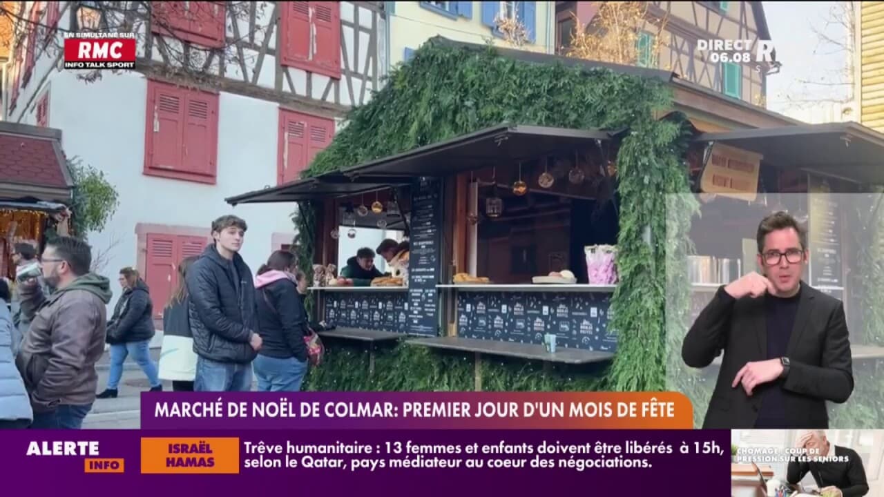 Marché de Noël de Colmar: premier jour d'un mois de fête