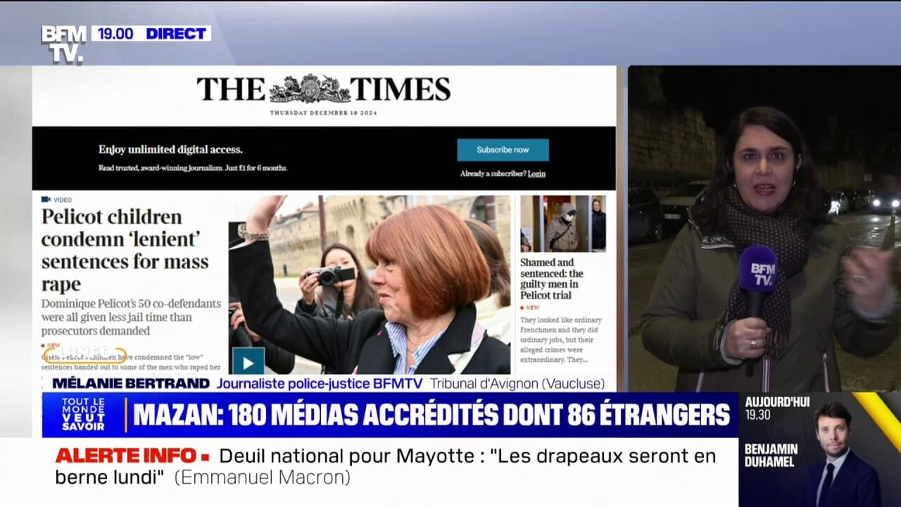 Procès des viols de Mazan: une onde de choc internationale