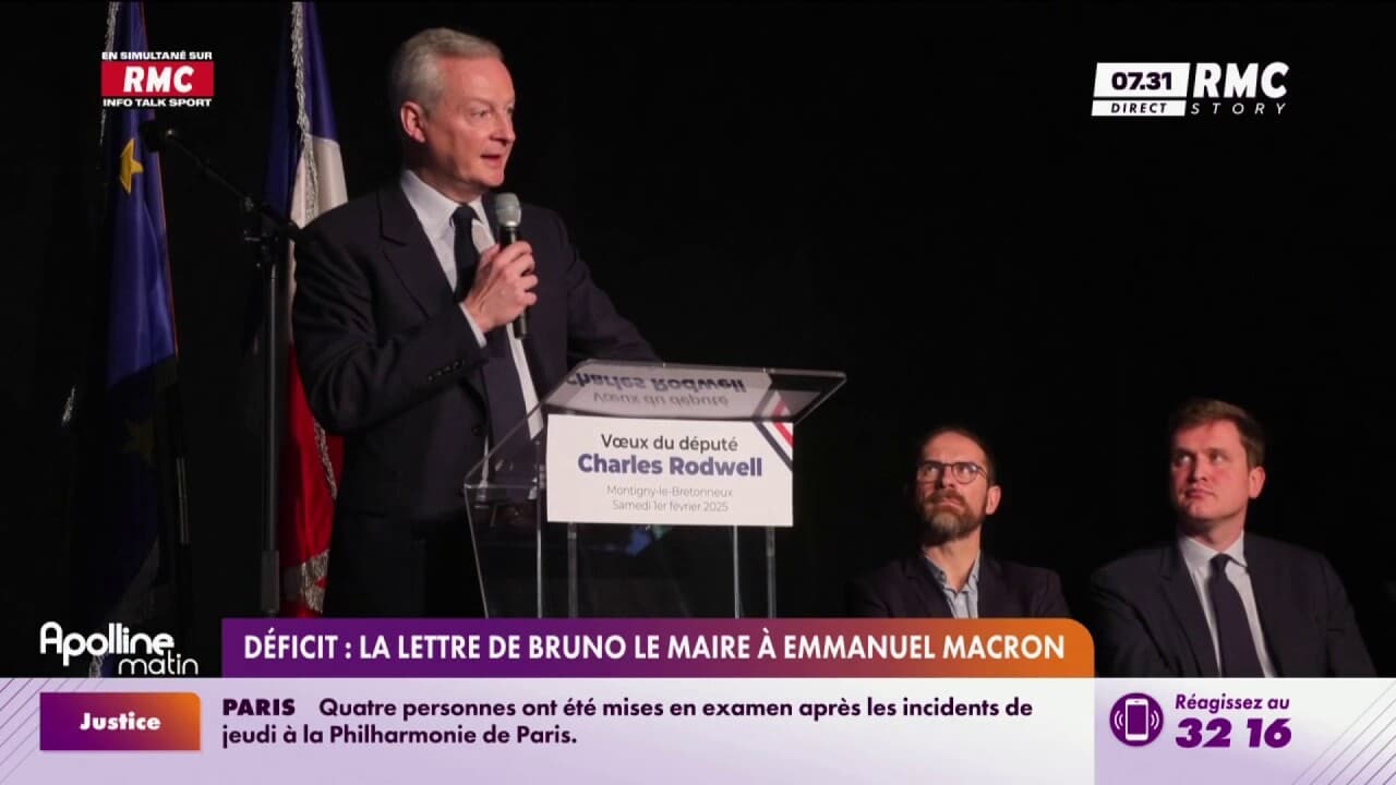 Déficit : la lettre de Bruno Le Maire à Emmanuel Macron