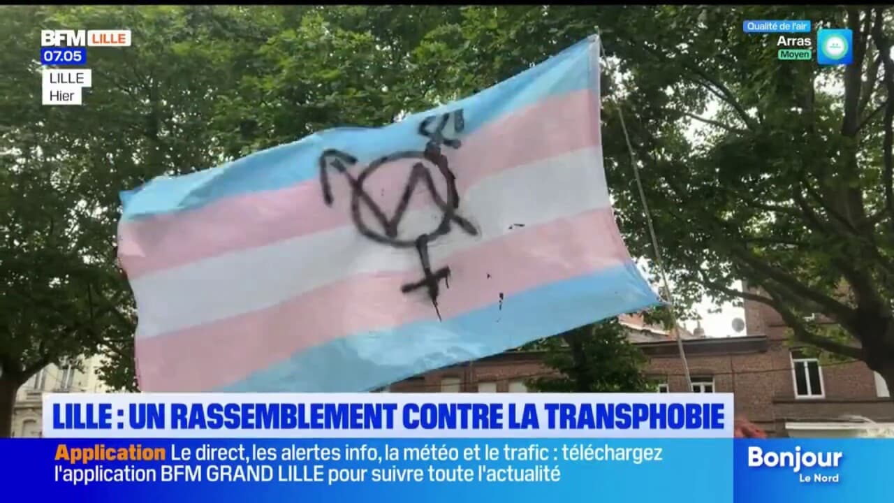 Lille: un rassemblement contre la transphobie