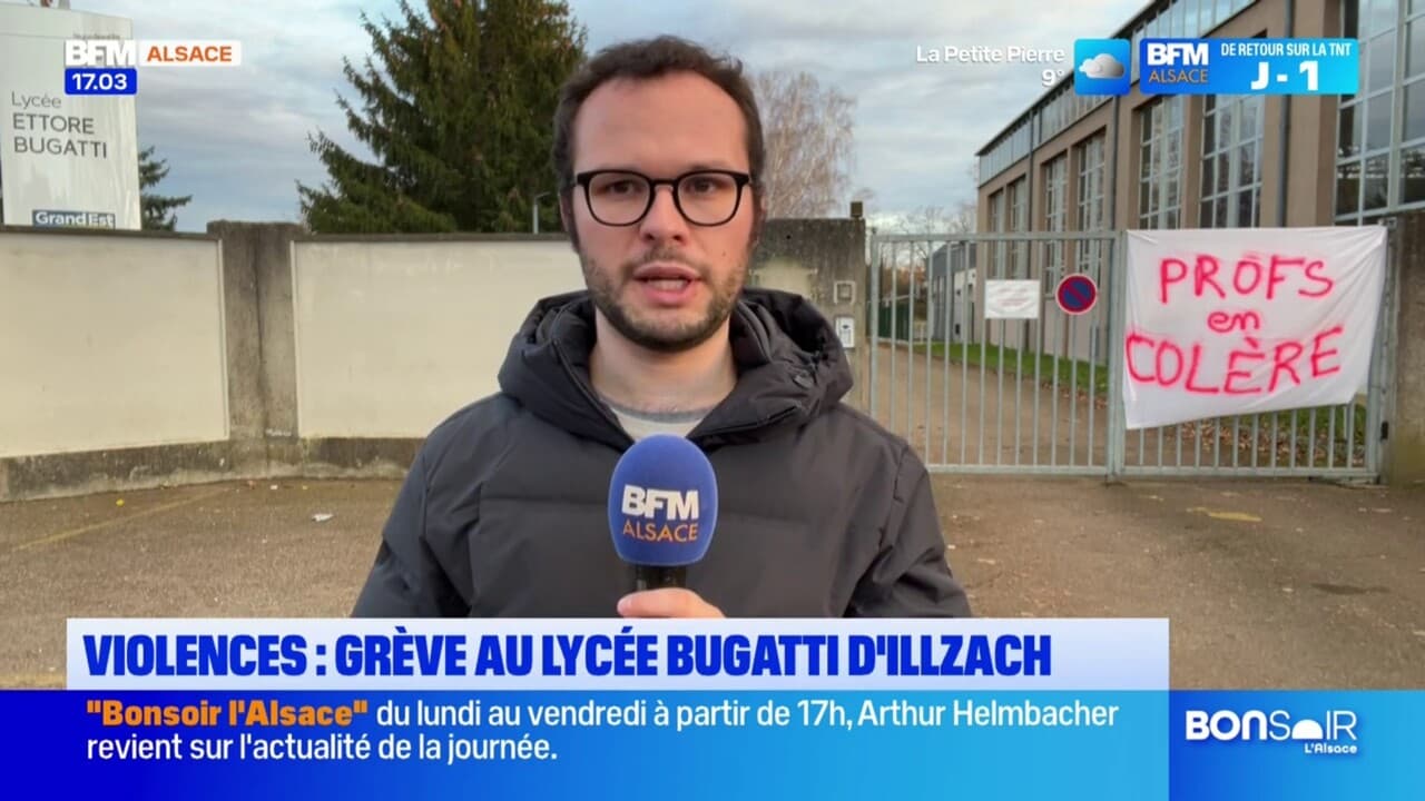 Haut-Rhin: une manifestation au lycée Bugatti après des violences d'un ...