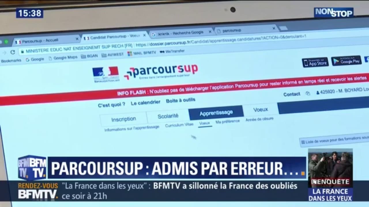 Parcoursup: d'abord acceptés, des lycéens sont finalement placés sur ...