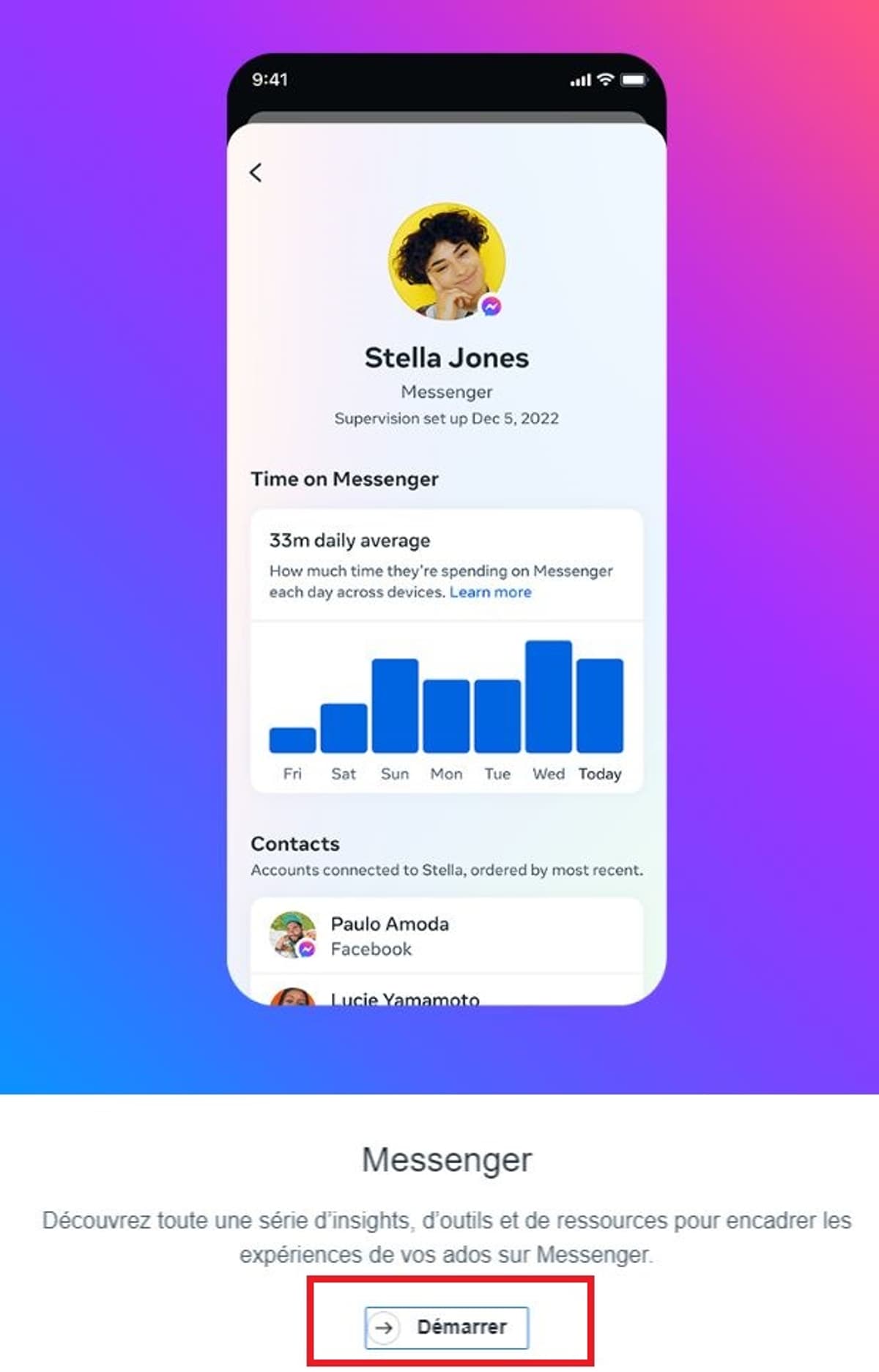 Messenger vous permet désormais de surveiller l'activité de vos enfants ...