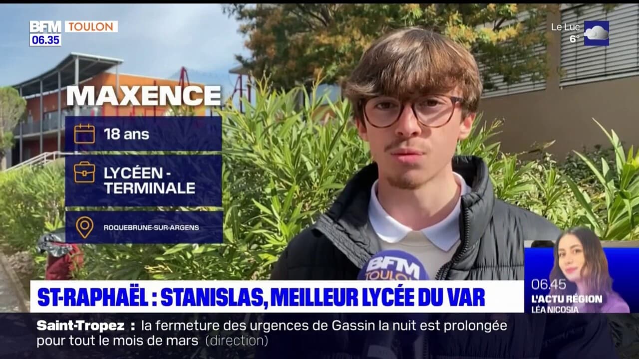 Saint-Raphaël: le lycée Stanislas en tête du classement des lycées du ...