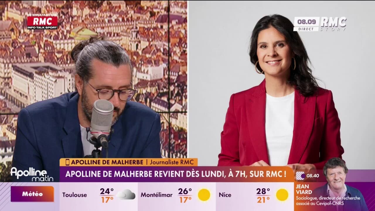 Apolline de Malherbe revient dès lundi à 7h sur RMC