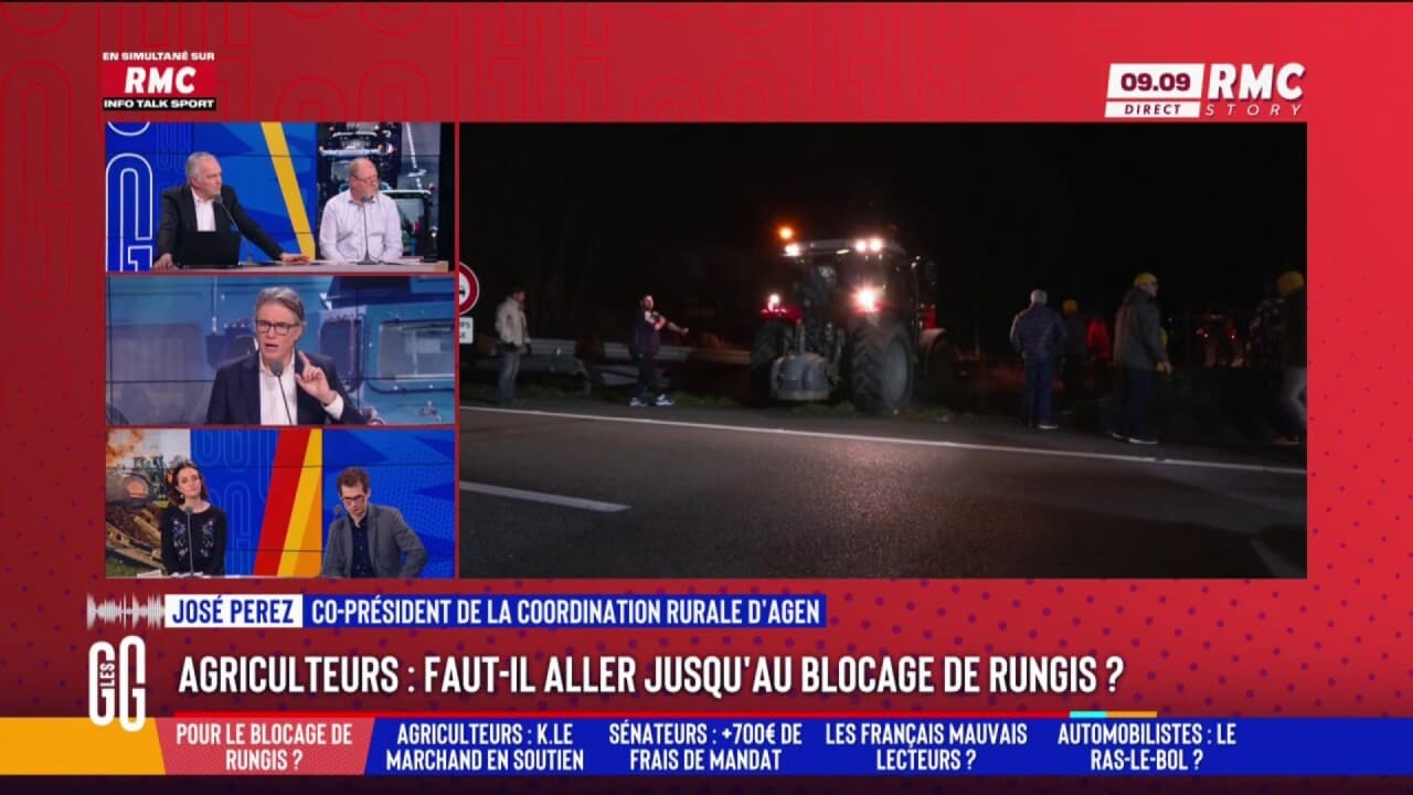 Colère des agriculteurs : José Perez affirme que Rungis ne sera pas bloqué