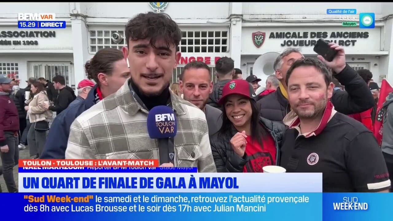 Champions Cup: le supporteurs du RCT prêts avant le choc face à Toulouse