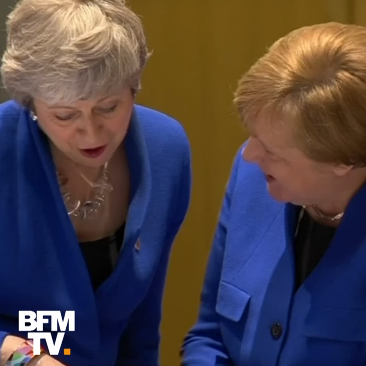 Pourquoi Angela Merkel et Theresa May rigolaient-elles ensemble au ...