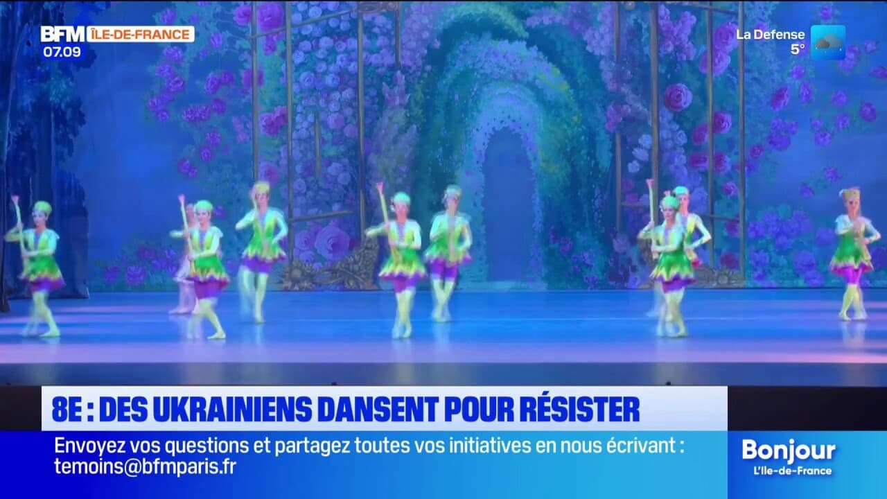 Paris: 60 danseurs de l'opéra national d'Ukraine représentent une version revisitée de la Reine ...