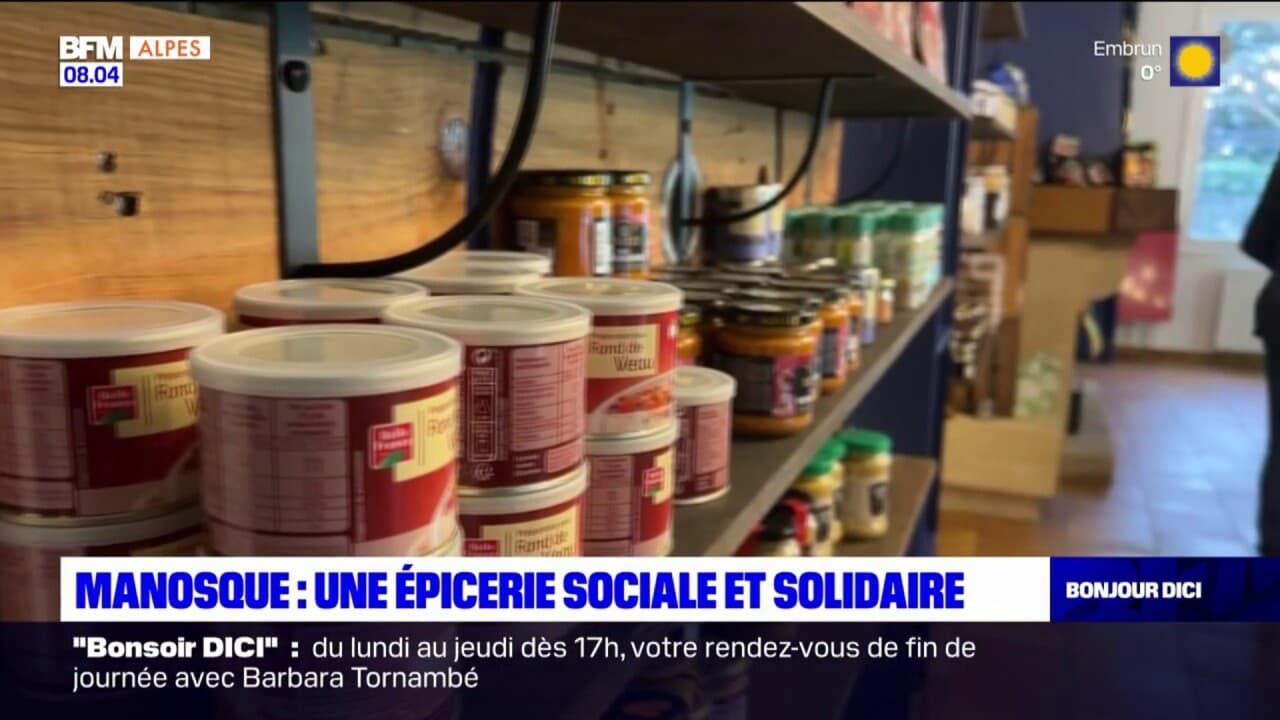 Alpes-de-Haute-Provence: une épicerie sociale et solidaire à Manosque