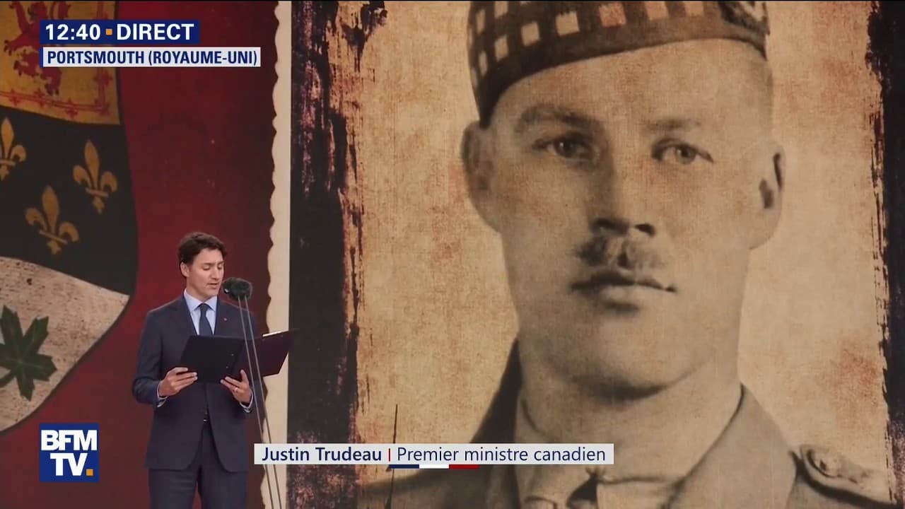 D-Day: Justin Trudeau raconte l'histoire d'un colonel qui a dirigé des ...