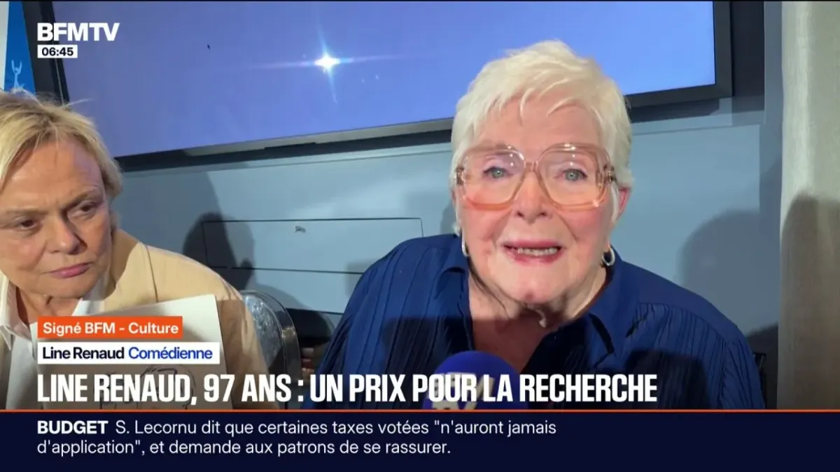 "On ne peut pas aller mieux que moi": Line Renaud, 97 ans, a participé ...