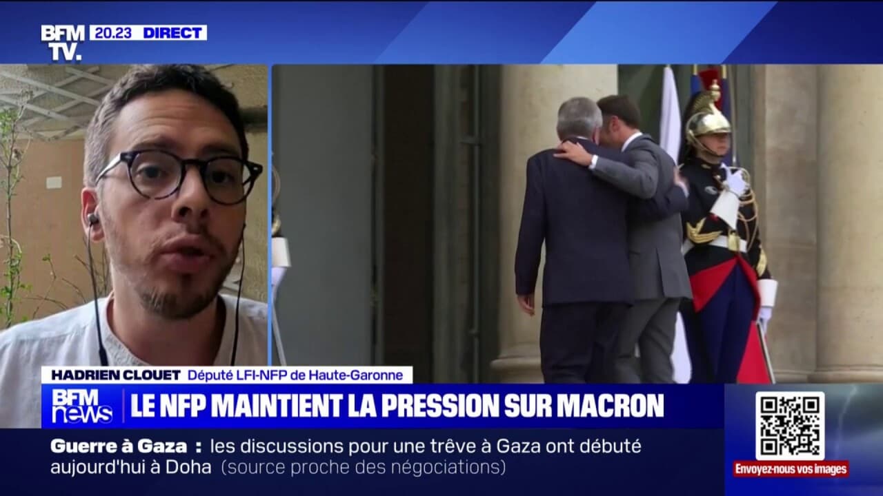 Hadrien Clouet (LFI): "Emmanuel Macron ne peut pas éperdument essayer ...