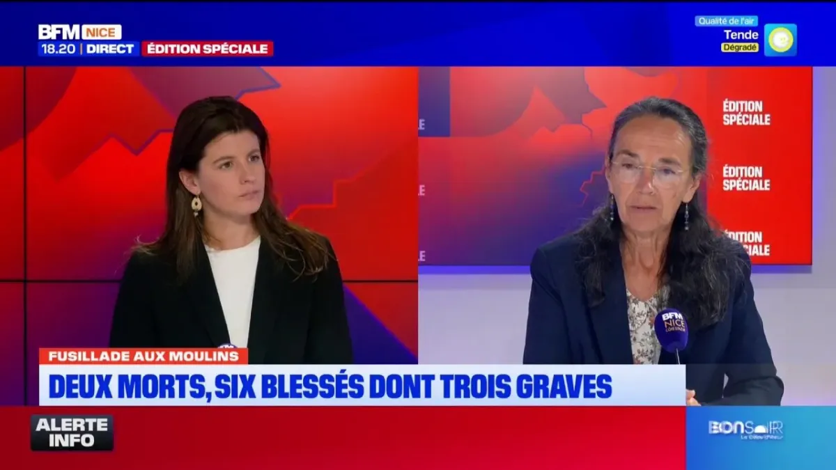 Fusillade aux Moulins, Juliette Chesnel-Le Roux s'exprime sur BFM Nice