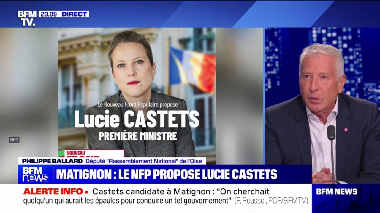 Lucie Castets, candidate du NFP à Matignon: "Pour finir de planter les ...