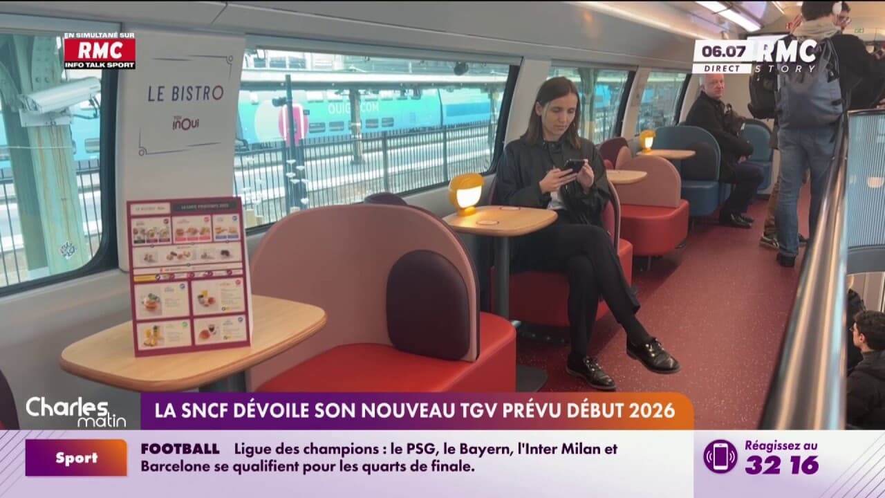 Découvrez le nouveau TGV de la SNCF prévu en gare début 2026