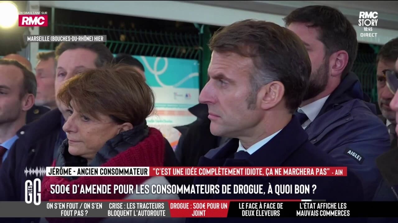 Une amende de 500 euros pour les consommateurs de drogue? "C'est idiot ...