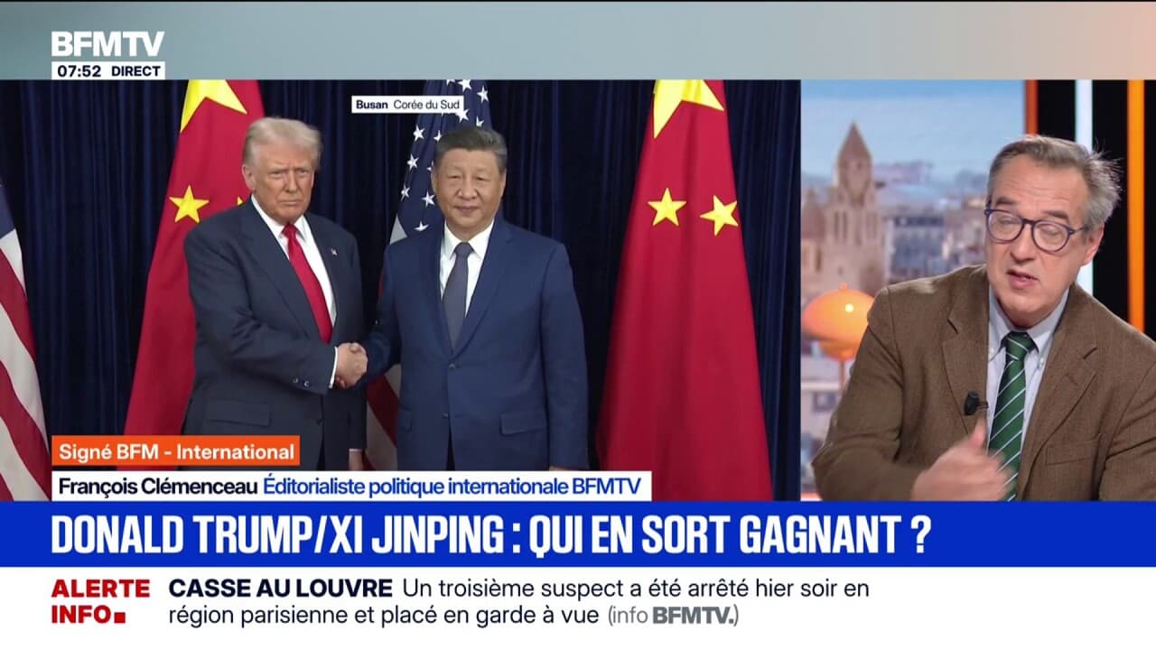 SIGNÉ BFM - Qui sort gagnant de la rencontre entre Donald Trump et Xi ...