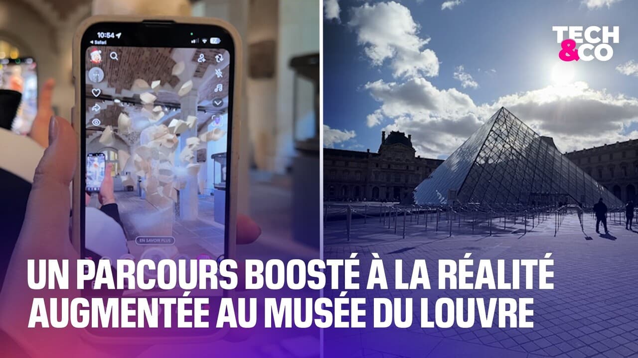 Le Louvre propose un parcours gratuit et interactif boosté à la réalité ...
