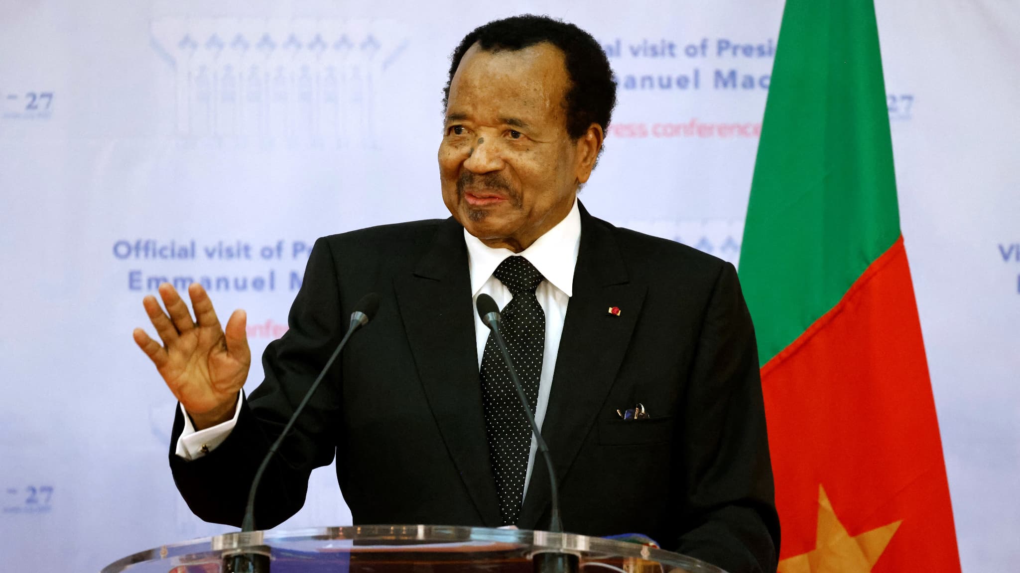 Le président du Cameroun Paul Biya réélu pour un huitième mandat à l ...