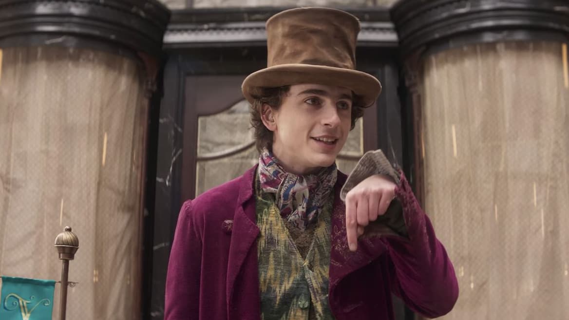 Timothée Chalamet se lâche complètement dans la première bande-annonce de "Wonka"