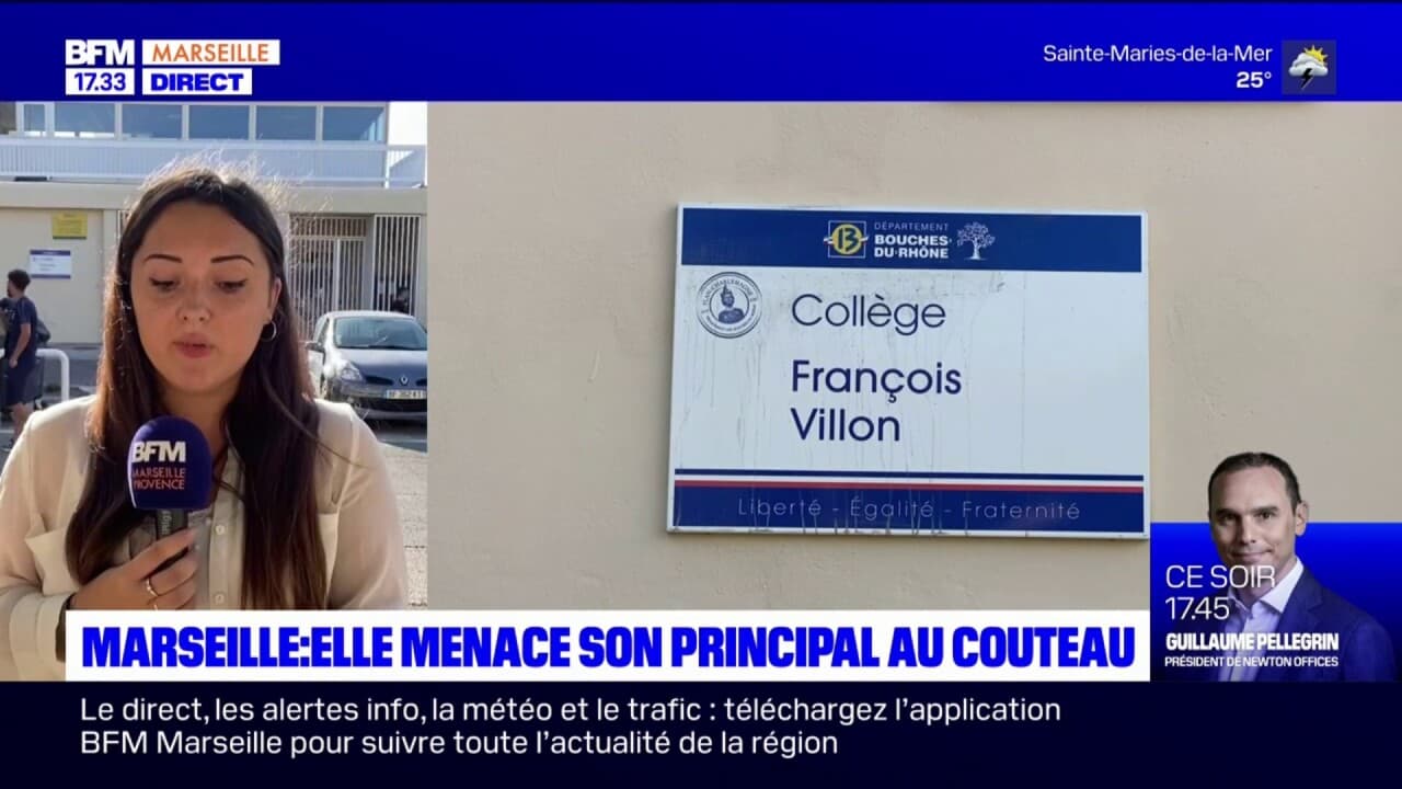 Marseille Une élève De 13 Ans Menace Le Proviseur Du Collège François