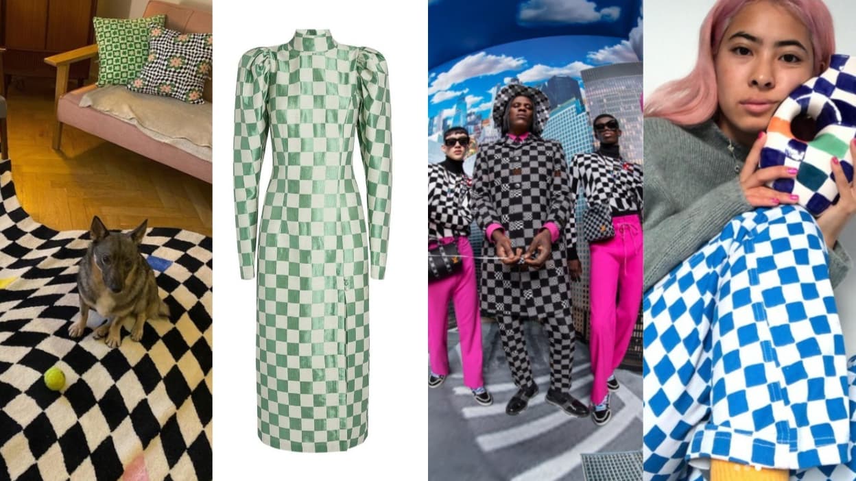 De la mode à la déco: le motif damier est partout