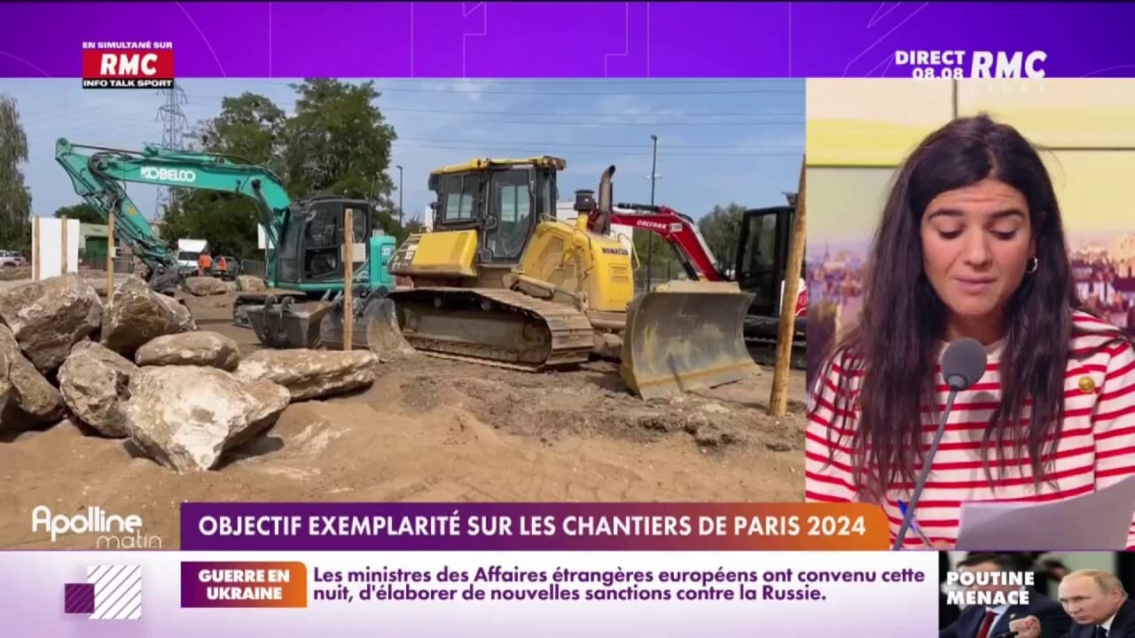 La France se veut irréprochable pour les chantiers des Jeux olympiques 2024