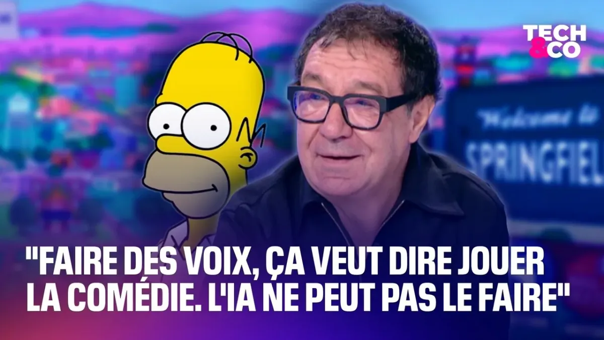 La voix française de Homer Simpson inquiète de l'IA