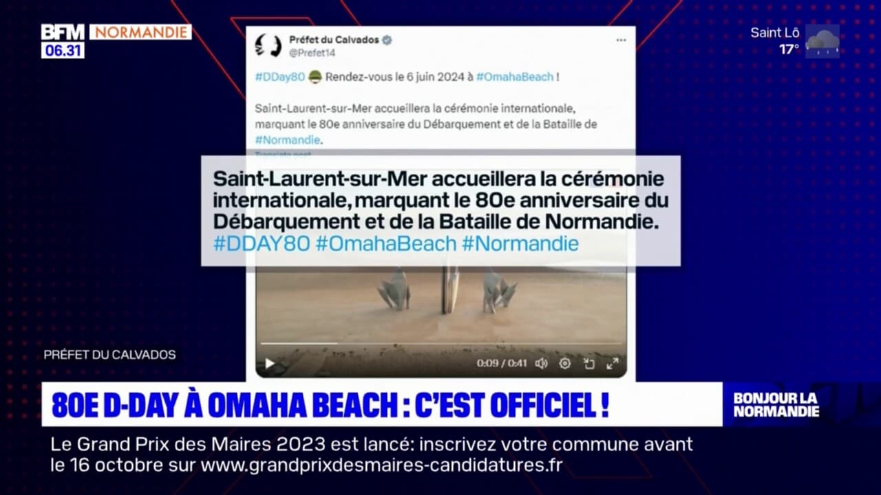 Calvados: la cérémonie internationale du 80e anniversaire du D-Day aura ...