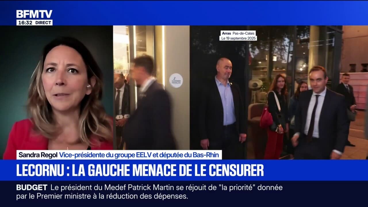 Annonces de Sébastien Lecornu: pour Sandra Regol, vice-présidente EELV ...