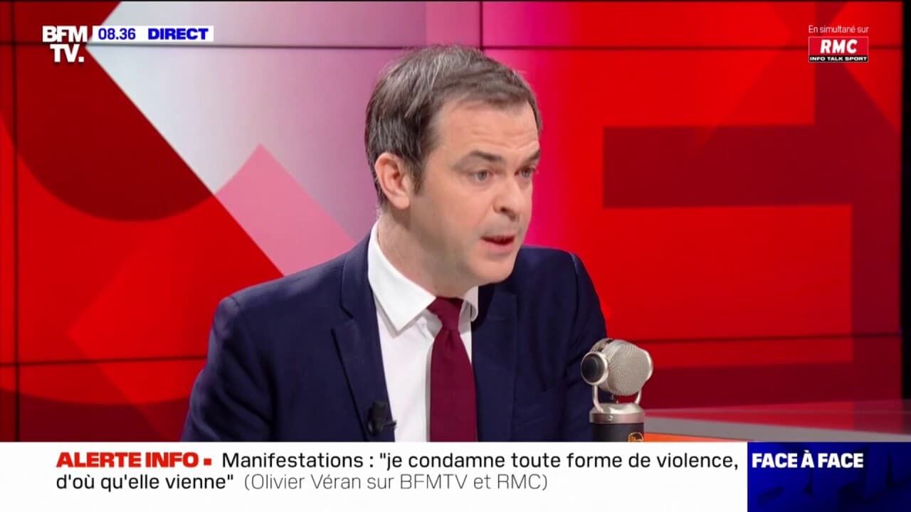 Olivier Véran, sur les violences lors des manifestations: "Je condamne ...