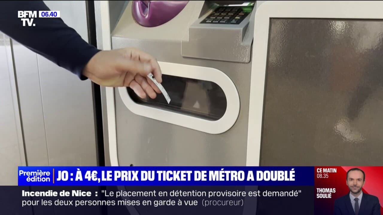 JO 2024: à 4 euros, le prix du ticket de métro a quasiment doublé à Paris