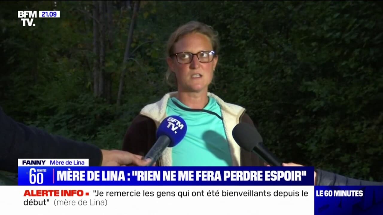 Disparition de Lina: "Je remercie les gens qui ont été bienveillants ...