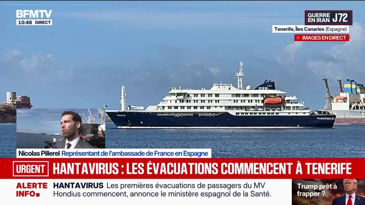 Hantavirus: les ressortissants français seront évacués par avion "dans ...