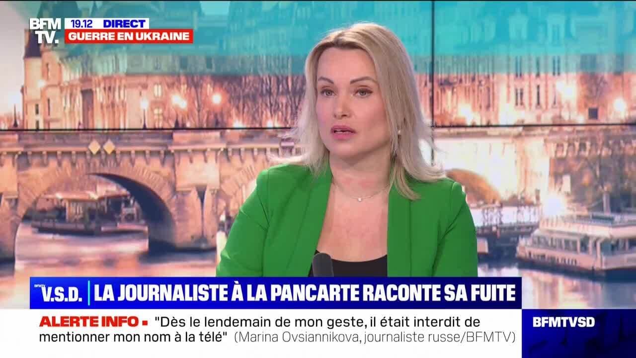 Marina Ovsyannikova: "La guerre doit se terminer par une victoire sans ...