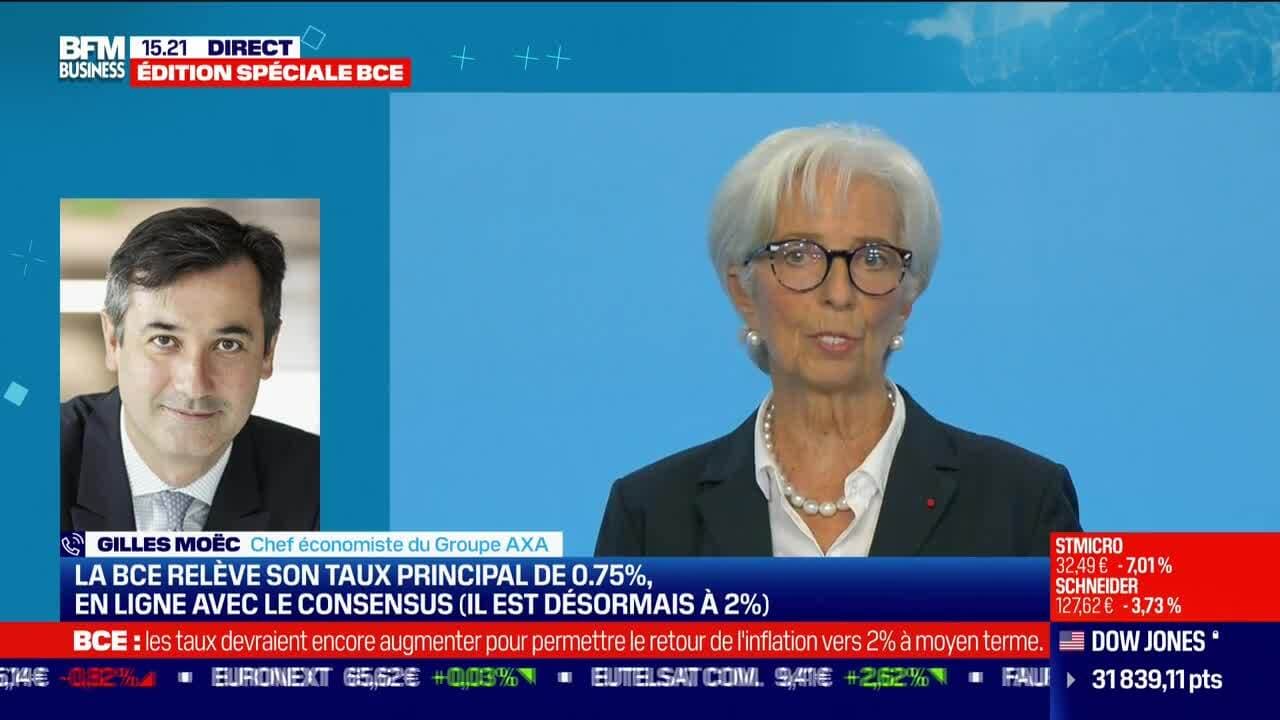 Gilles Moec (AXA) - La BCE relève son taux principal de 0.75% - 27/10