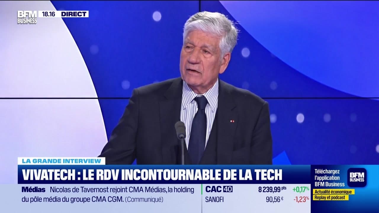 Maurice Lévy (VivaTech) : La 8ème édition de VivaTech s'ouvre à Paris ...