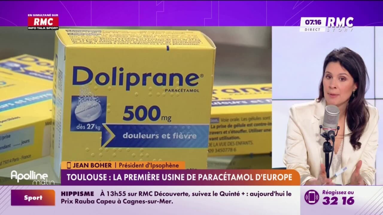 Première usine d'Europe de paracétamol à Toulouse : Jean Boher nous en dit plus