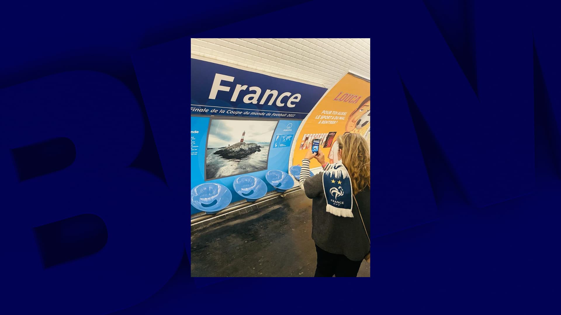 "France-Allez les Bleus": la RATP renomme la station Argentine pour la ...