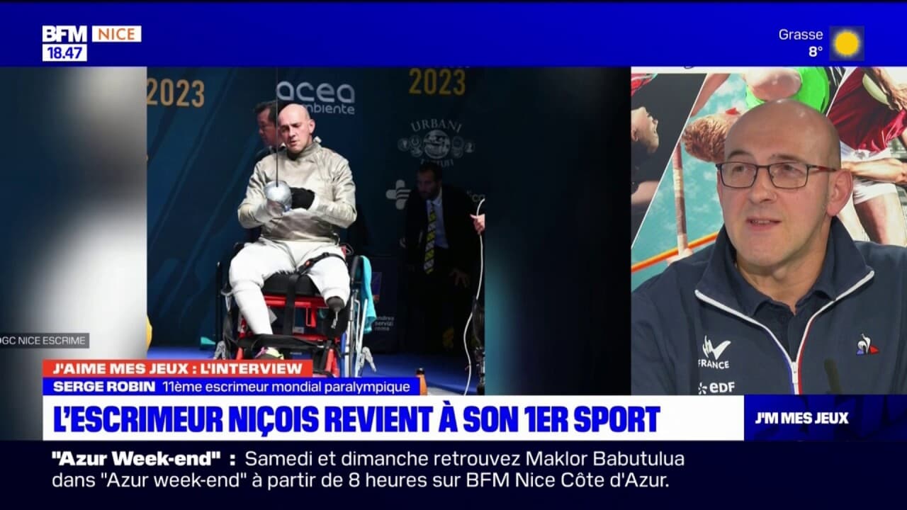 J'aime mes Jeux: Serge Robin, escrimeur niçois, revient à son premier ...