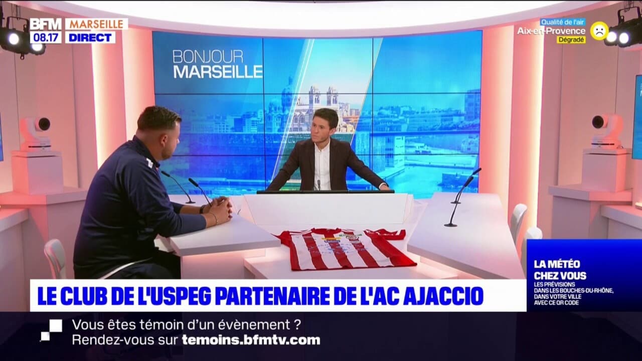 Marseille: le club de l'USPEG partenaire de l'AC Ajaccio