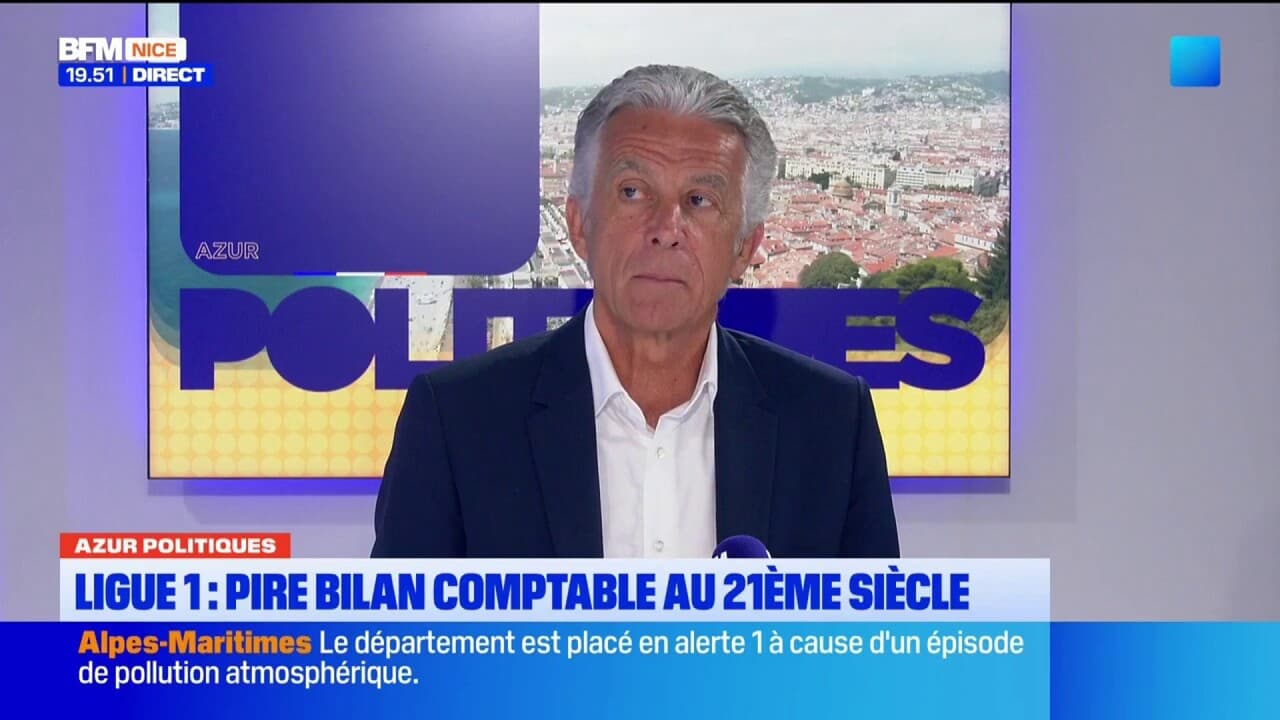 Jean-Pierre Rivère, président de l’OGC Nice, fait le bilan du match de ...